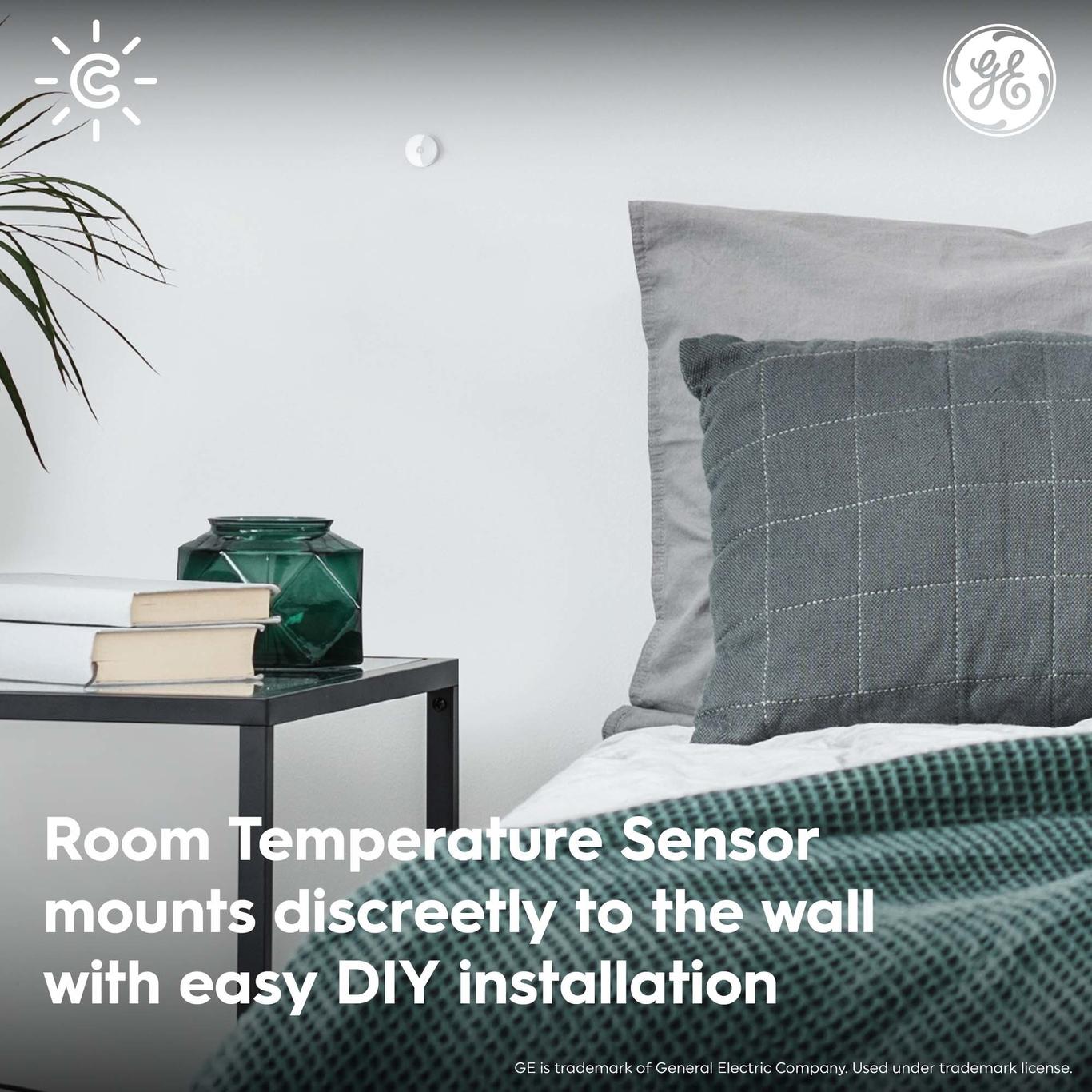 GE Cync Smart Temperature Sensors, Smart WiFi Thermostat Sensors ...