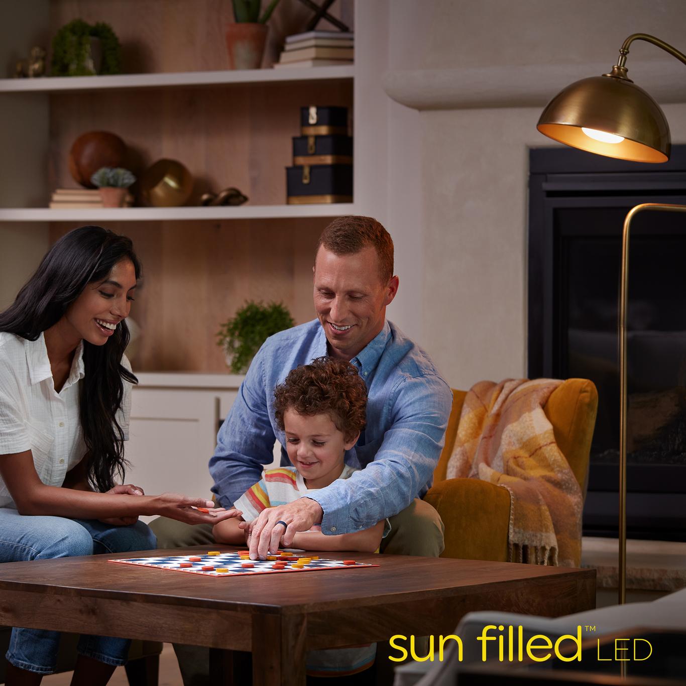 GE Sun Filled LED 60 Watt Replacement, Daylight, A21 General Purpose ...