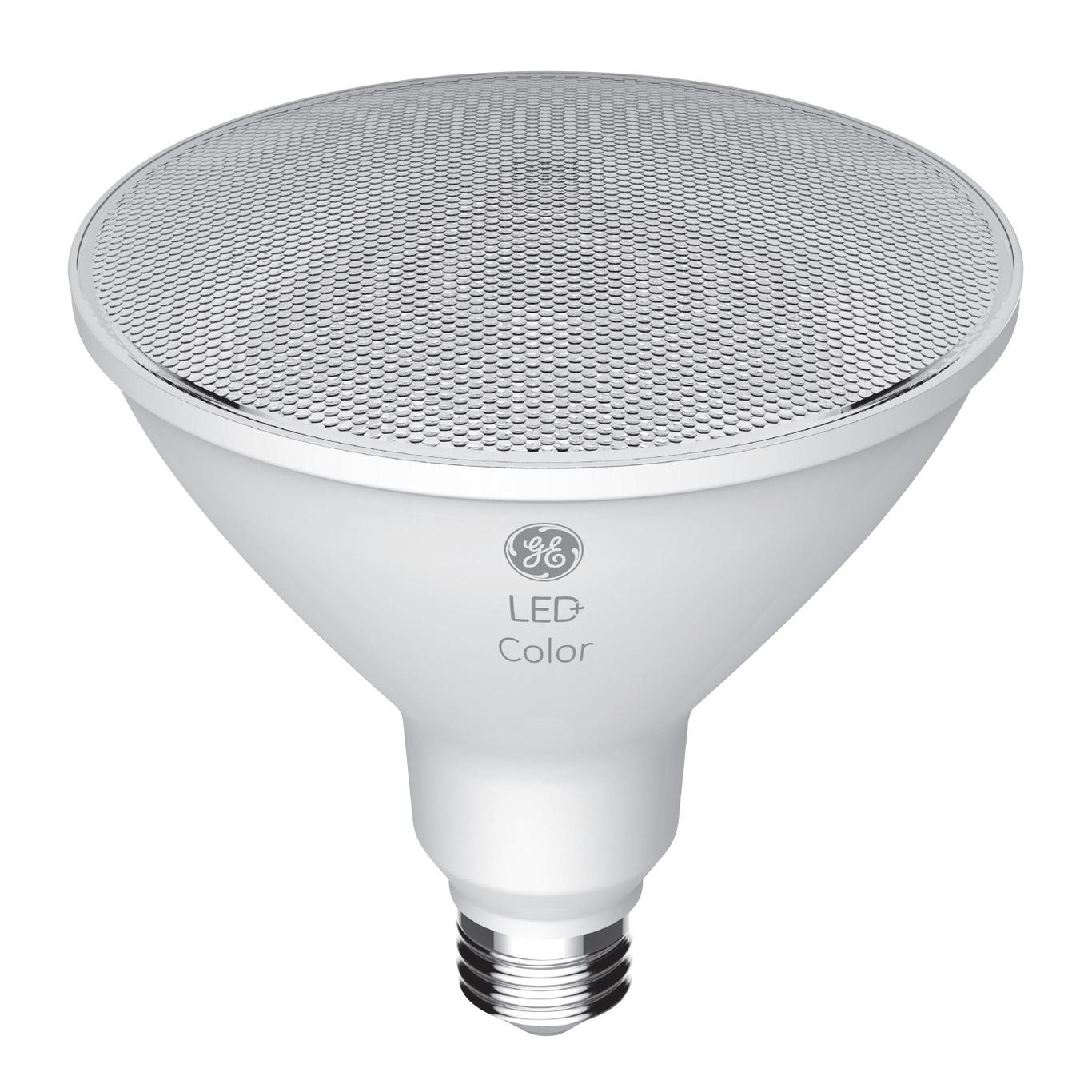 GE LED+ Color-Changing LED Outdoor Floodlights | PAR38 Bulbs (1-Pack)