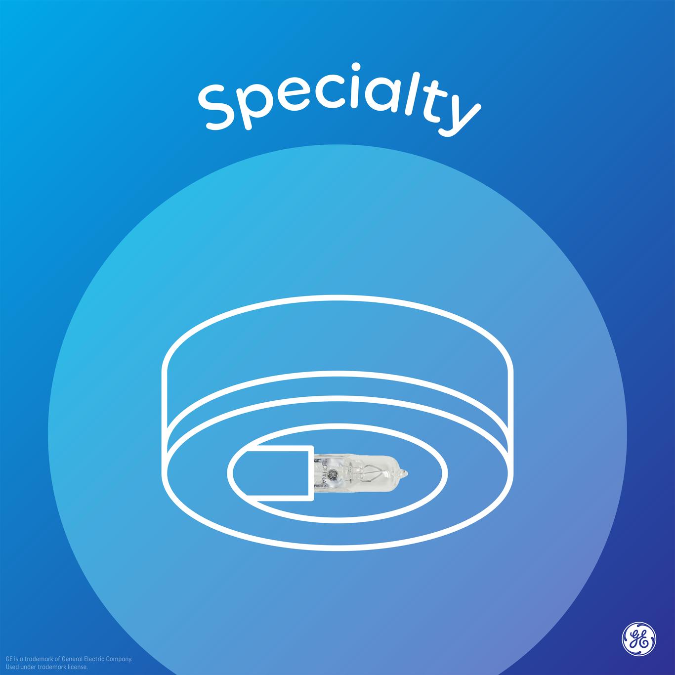 GE Specialty LED 50 Watt Replacement, Soft White, T4 Specialty Bulb (1 ...