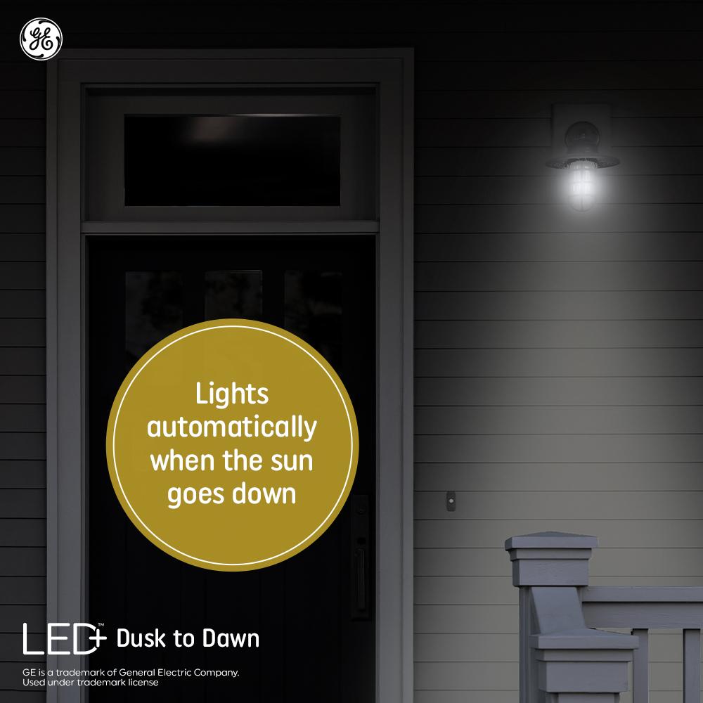 GE LED+ Dusk to Dawn Light Bulbs | A21 General Purpose Bulb (1-Pack)