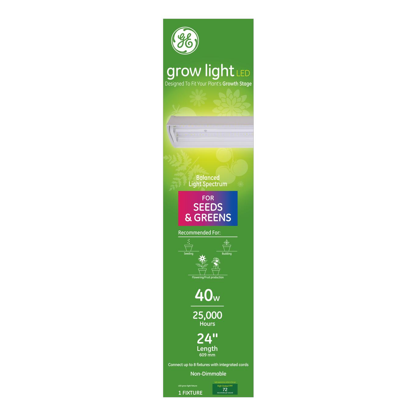 GE LED Grow Light Bulbs for Seeds & Greens (1-Pack)