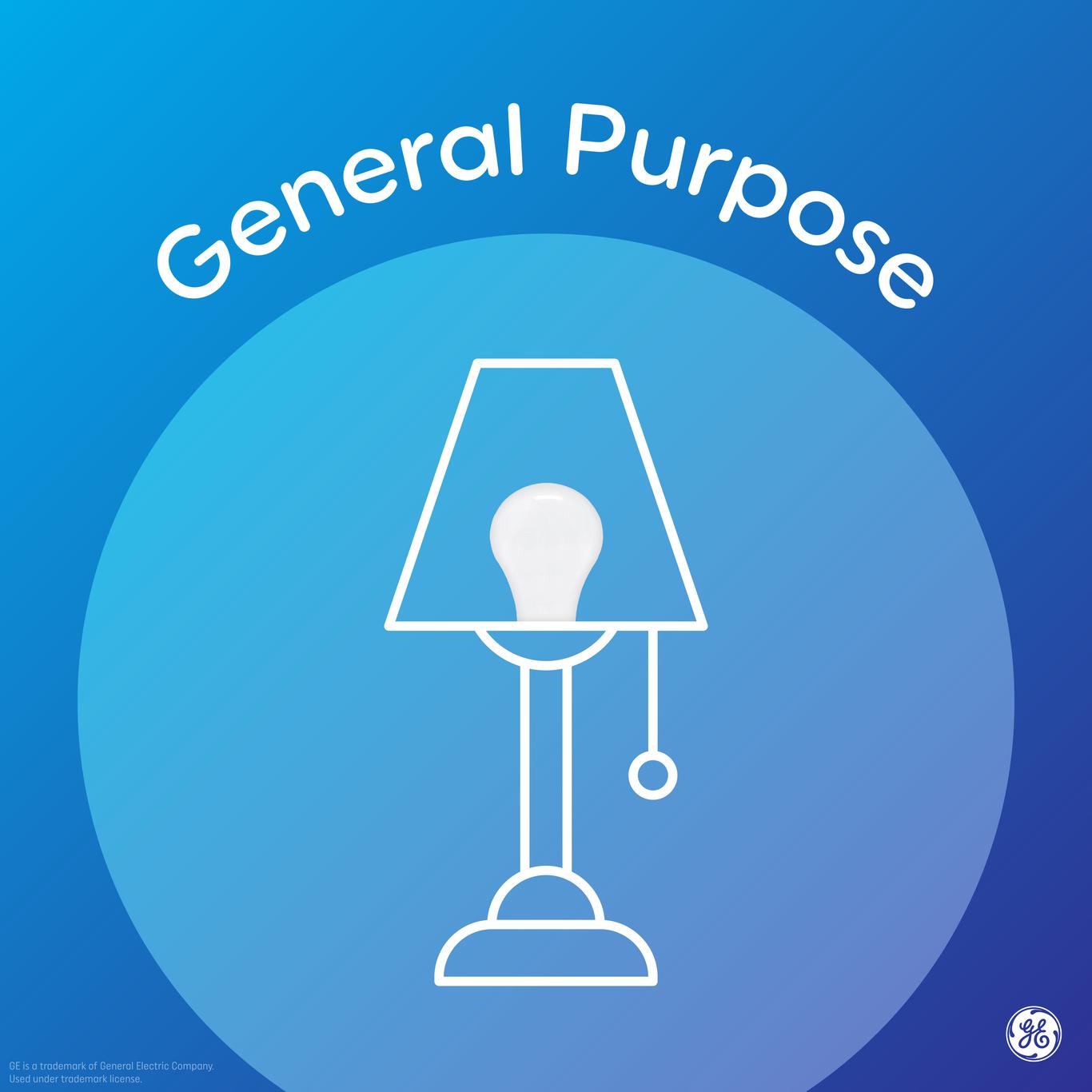 GE Bright Stik LED Light Bulb, A14 General Purpose Bulbs, 100 Watt ...