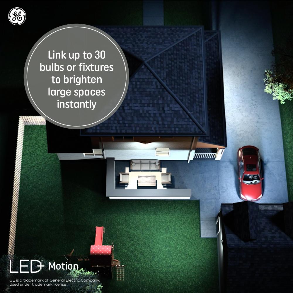 GE LED+ Motion Soft White 100W Replacement Integrated LED Ceiling ...