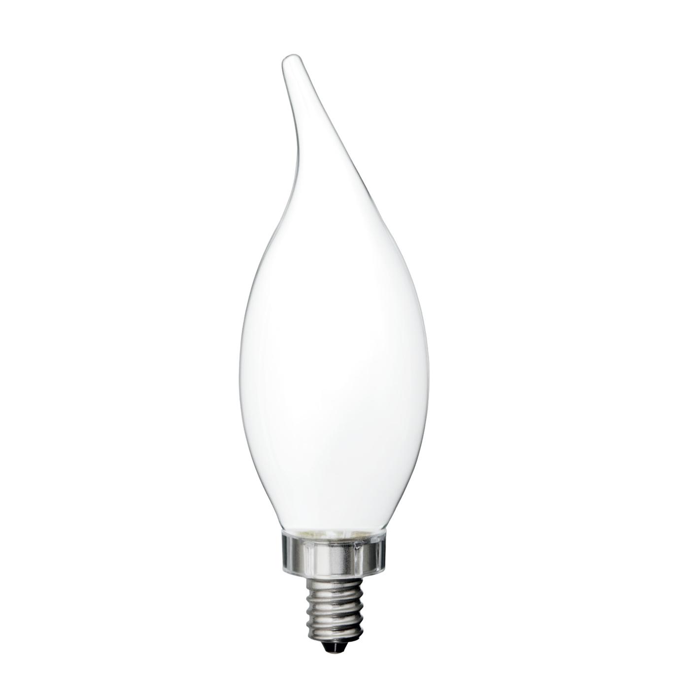 GE Relax HD CA11 LED Light Bulbs, Decorative Candle Bulbs, 40 Watt ...