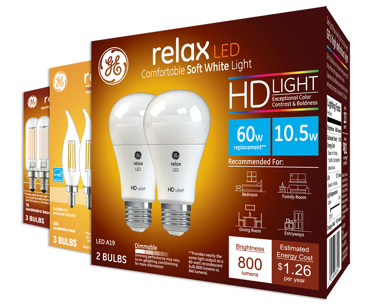 Relax HD LED Light Bulbs