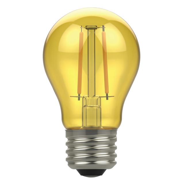 yellow light bulb
