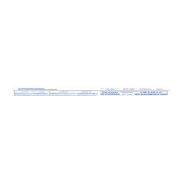 GE Warm White 15 Watt 17.72 Inch T8 G13 Base Fluorescent Tube 1 Pack GE Warm White 15 Watt 17.72 Inch T8 G13 Base Fluorescent Tube 1 Pack