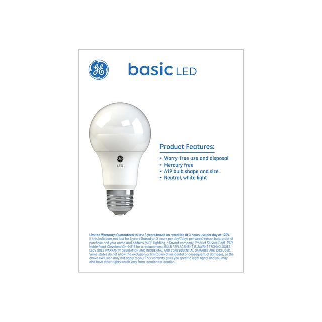 light bulb shape a19