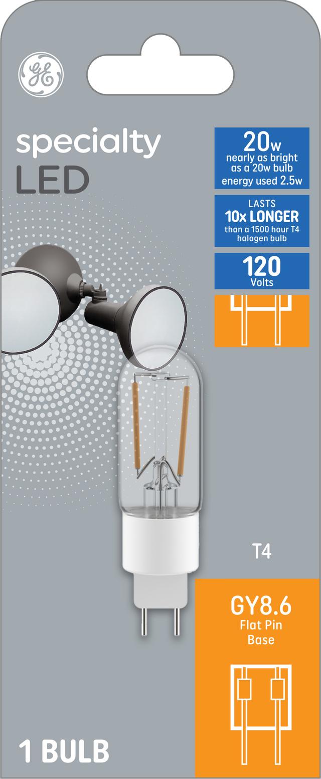 GE Specialty LED 20 Watt Replacement, Soft White, T4 Specialty Bulb (1 ...