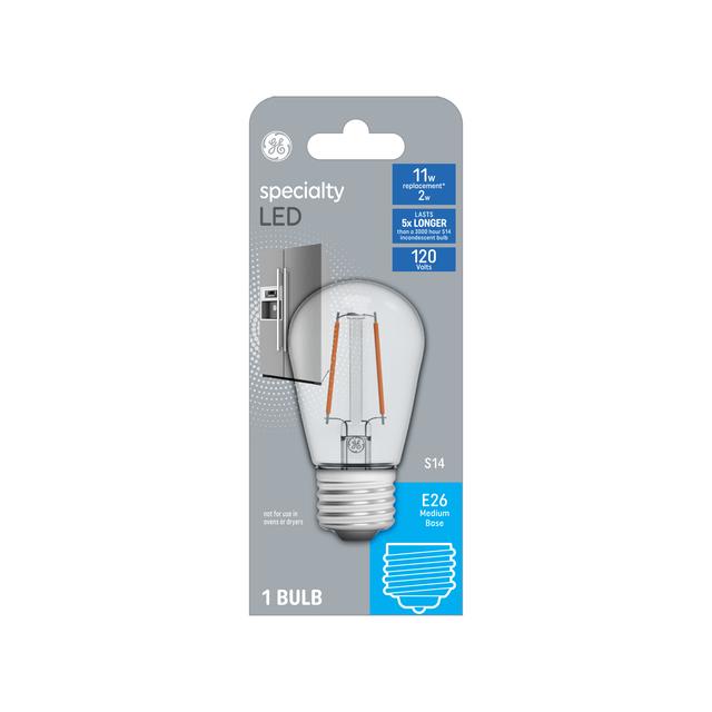 GE Specialty S14 LED Light Bulb, Appliance Bulb, 11 Watt Replacement ...