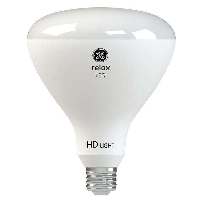 GE Relax HD BR40 LED Light Bulb, Indoor Floodlight Bulb, 65 Watt ...