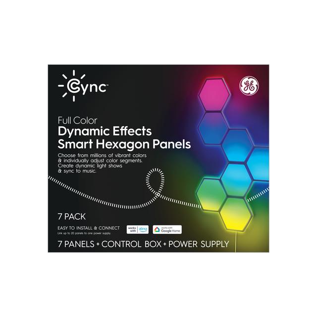 Cync Color-Changing Hexagon Lights | Dynamic Effects Smart Panel Lights ...
