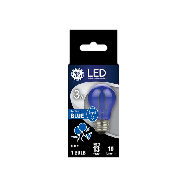 GE Classic LED 40 Watt Replacement, Blue Light, A15 Specialty Bulb (1 Pack)
