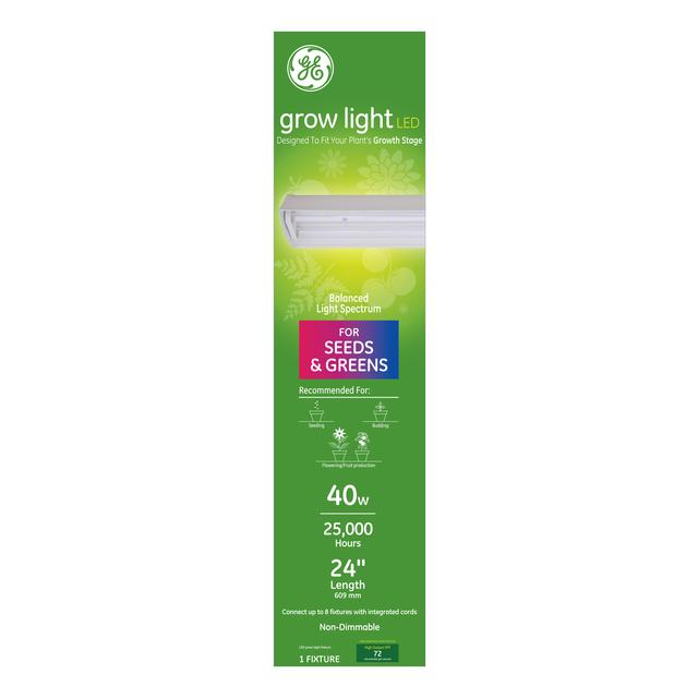 GE LED Grow Light Bulbs for Seeds & Greens (1-Pack)