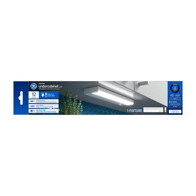 GE Reveal HD+ Color-Enhancing 8W LED Plug-in & Direct Wire 12in ...