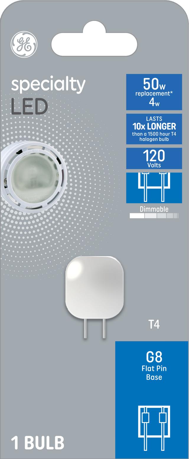 GE Specialty LED 50 Watt Replacement, Warm White, T4 Specialty Bulb (1 ...