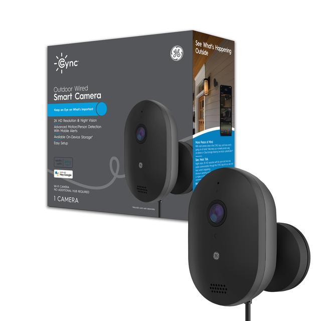 Cync Wired Smart Outdoor Camera | WiFi Smart Camera (1-Pack)