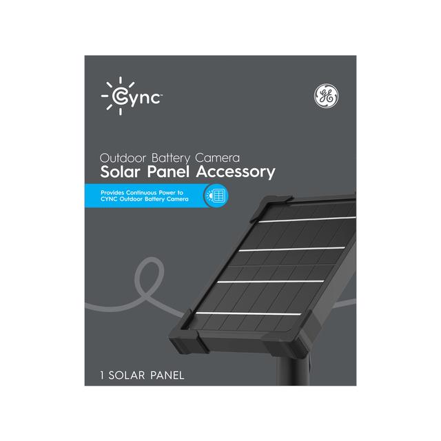 GE Cync Solar Panel for Cync Outdoor Battery Camera (sold separately)