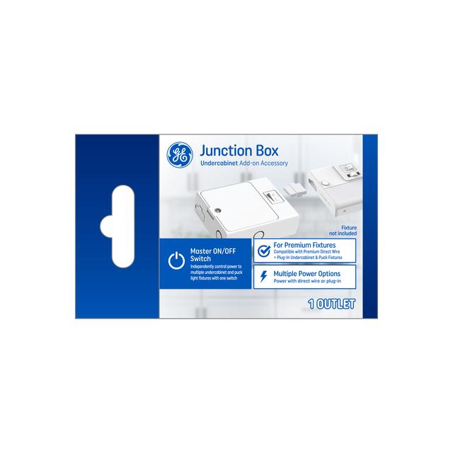 GE Junction Box for Undercabinet Light Fixture, Premium Direct Wire ...