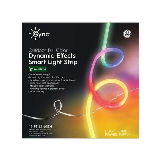 Cync Dynamic Effects | Smart Color Changing Outdoor 16ft LED Light Strip
