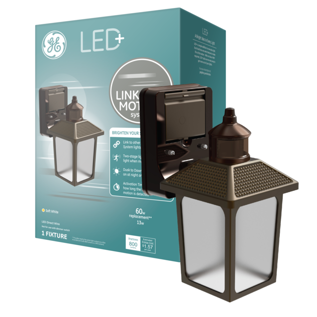 GE LED+ Linkable Motion Soft White 60W Replacement Integrated LED ...