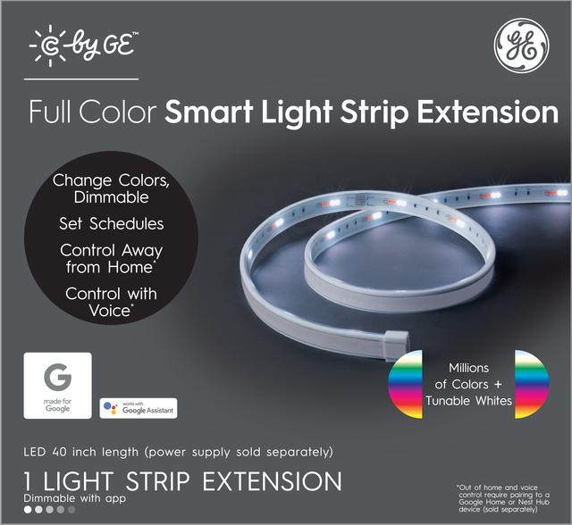 GE Cync Smart LED Light Strip Extension, Works with Cync Smart LED ...